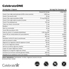 kids multivitamin CelebrateONE tablets