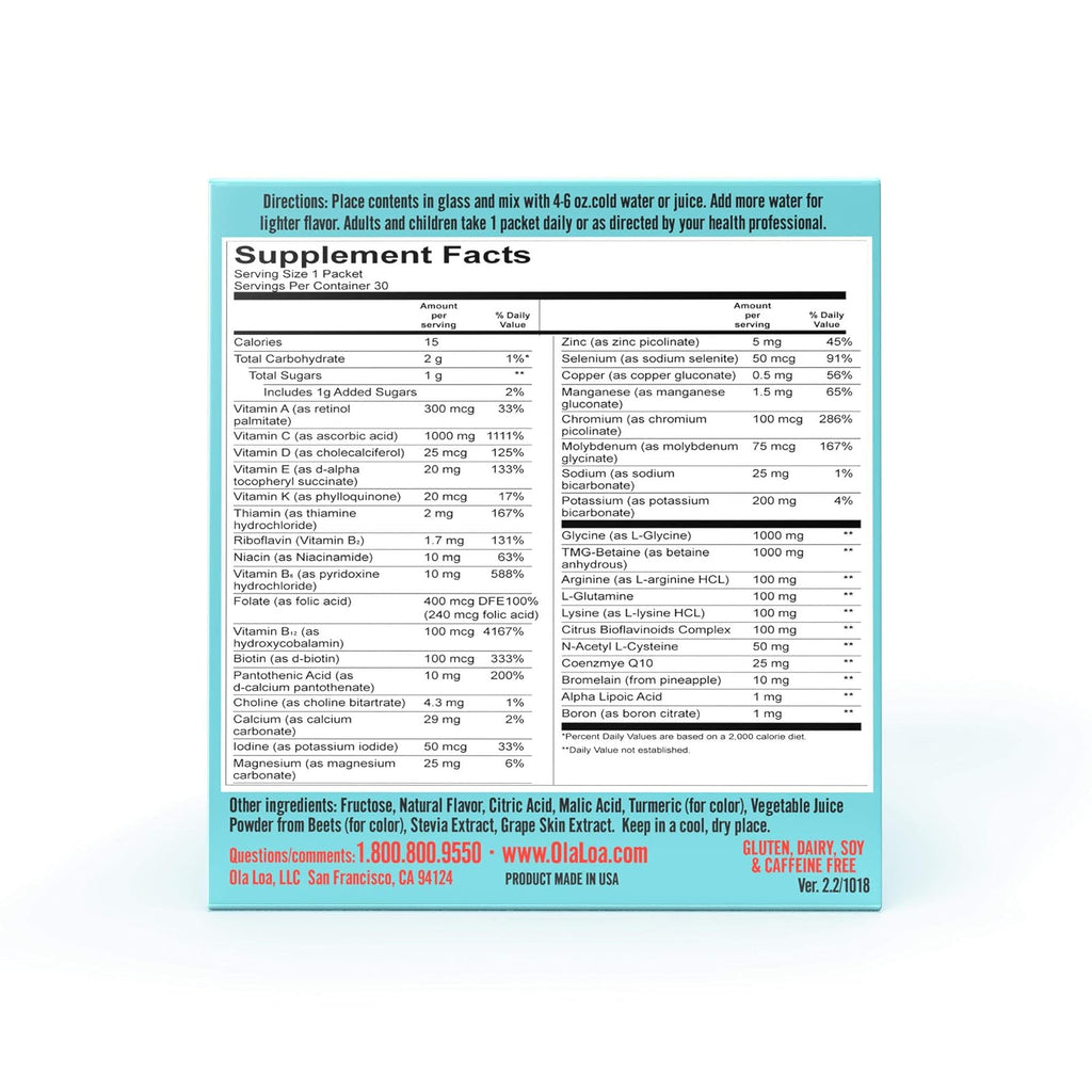 kids multivitamin drink mix packets