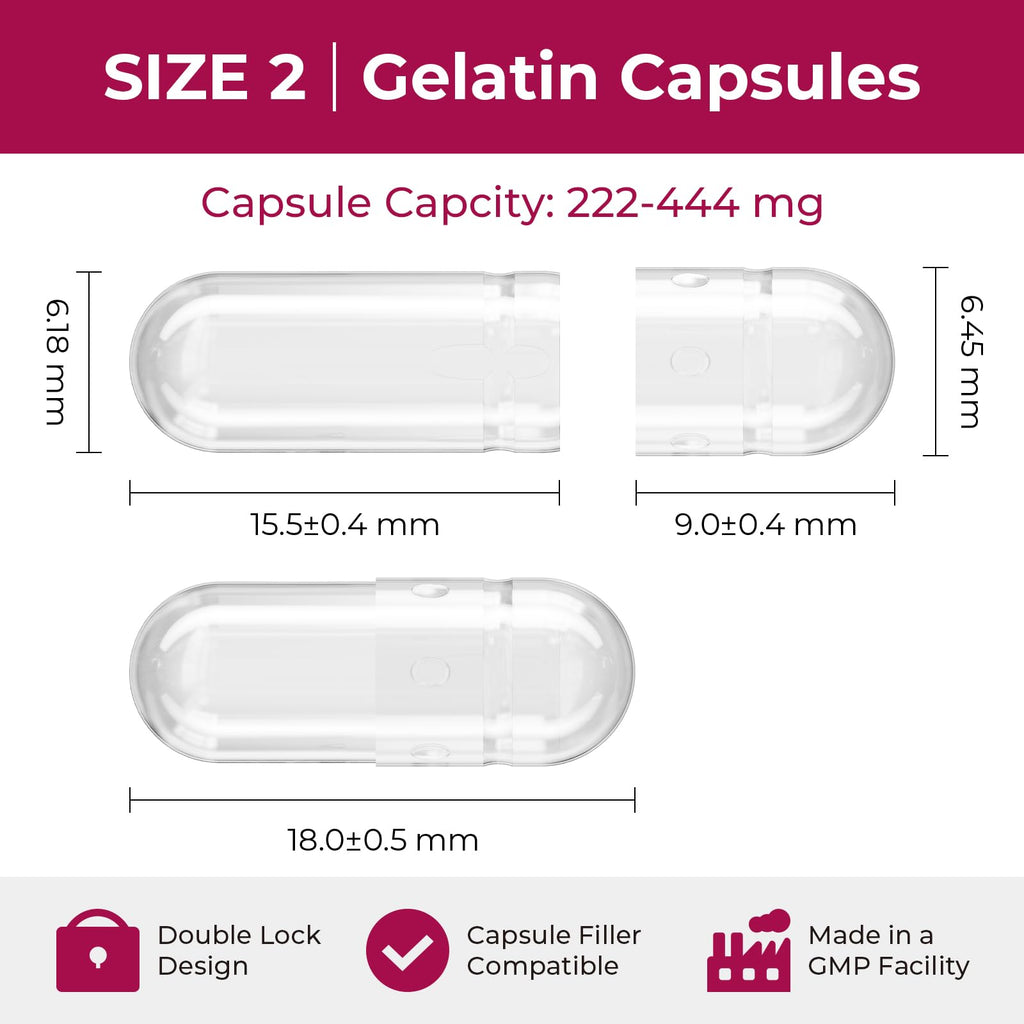 kids multivitamin empty gelatin capsules