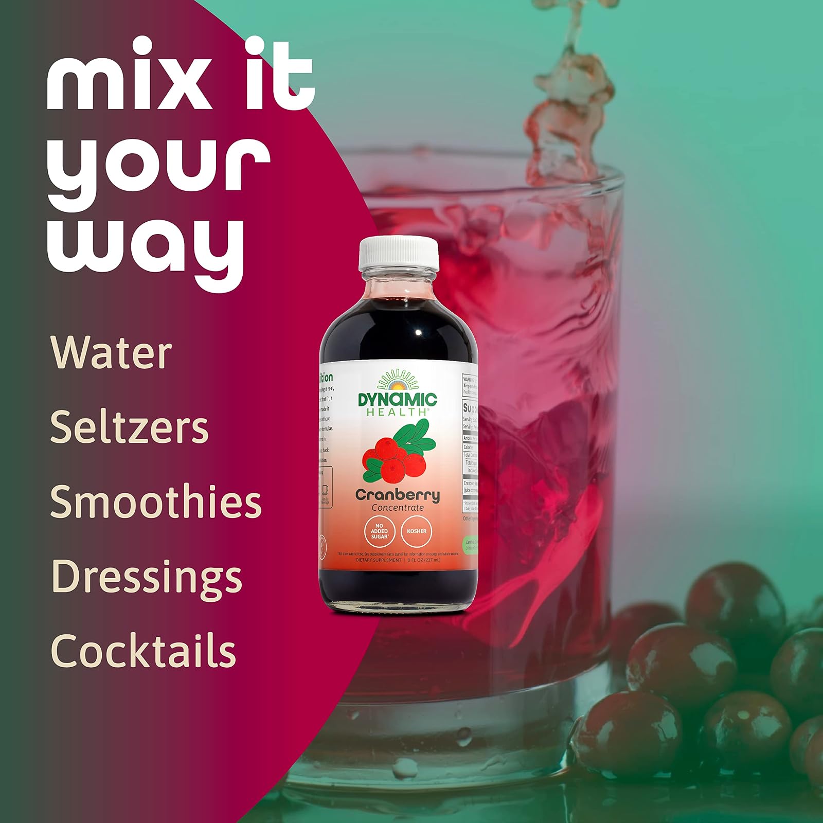 kids multivitamin featuring cranberry concentrate