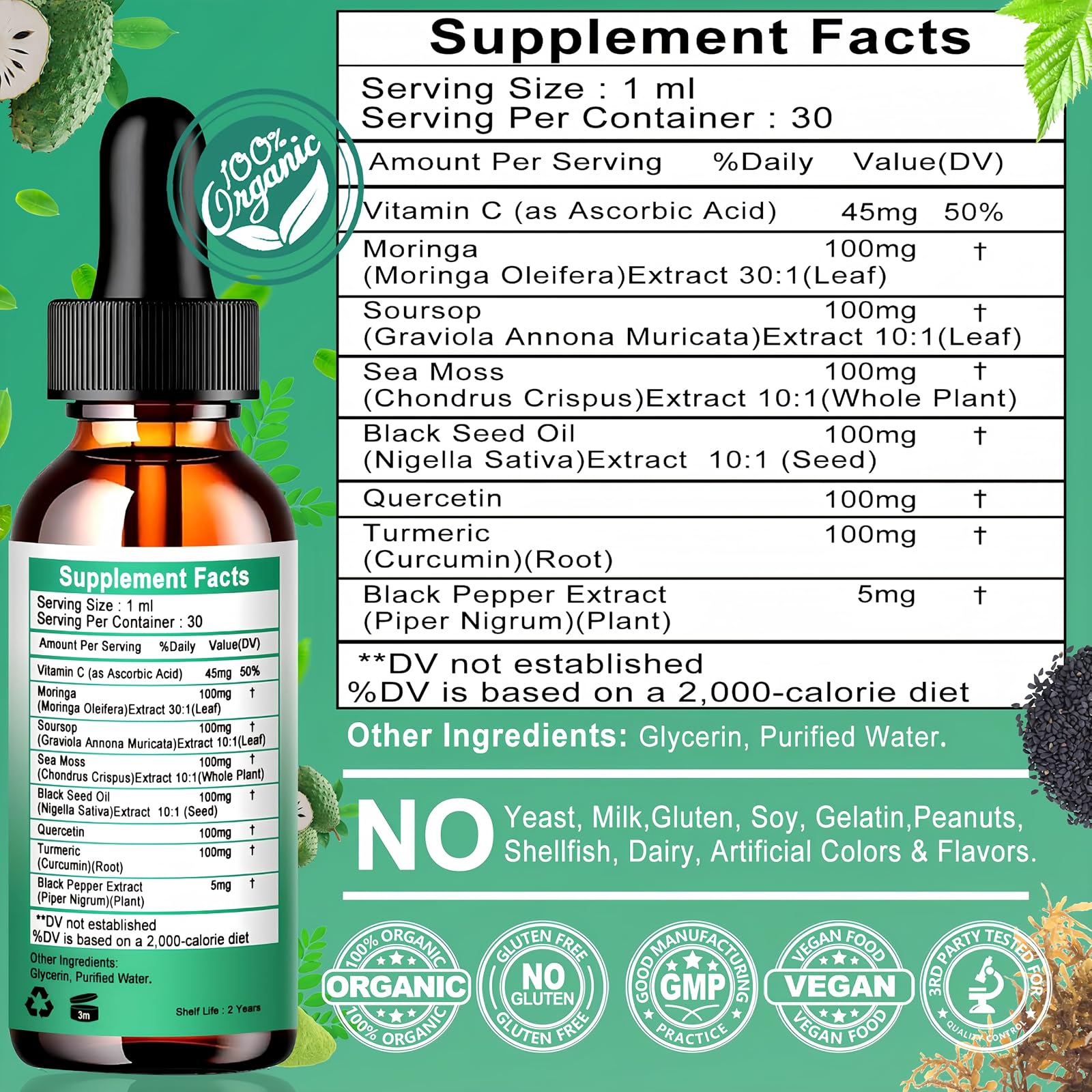 kids multivitamin featuring moringa
