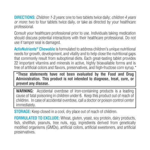 kids' multivitamin for active lifestyles
