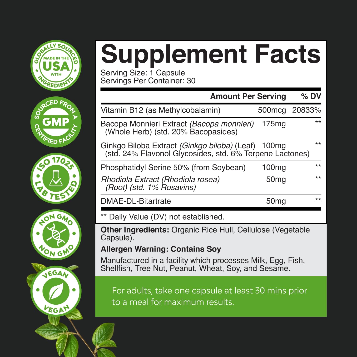 Kids multivitamin for healthy brain development