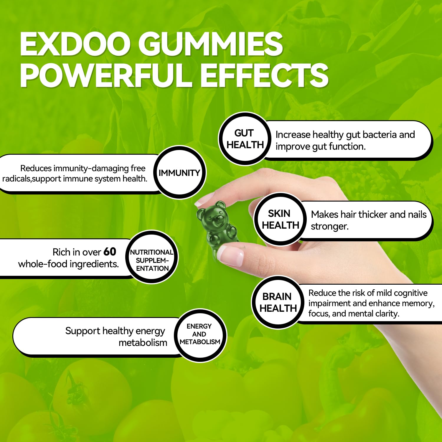 Kids multivitamin gummies for health