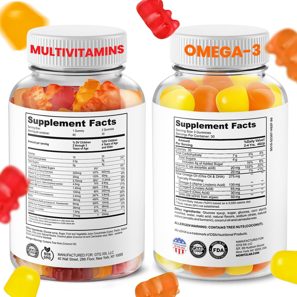 Kids multivitamin gummies for immune support