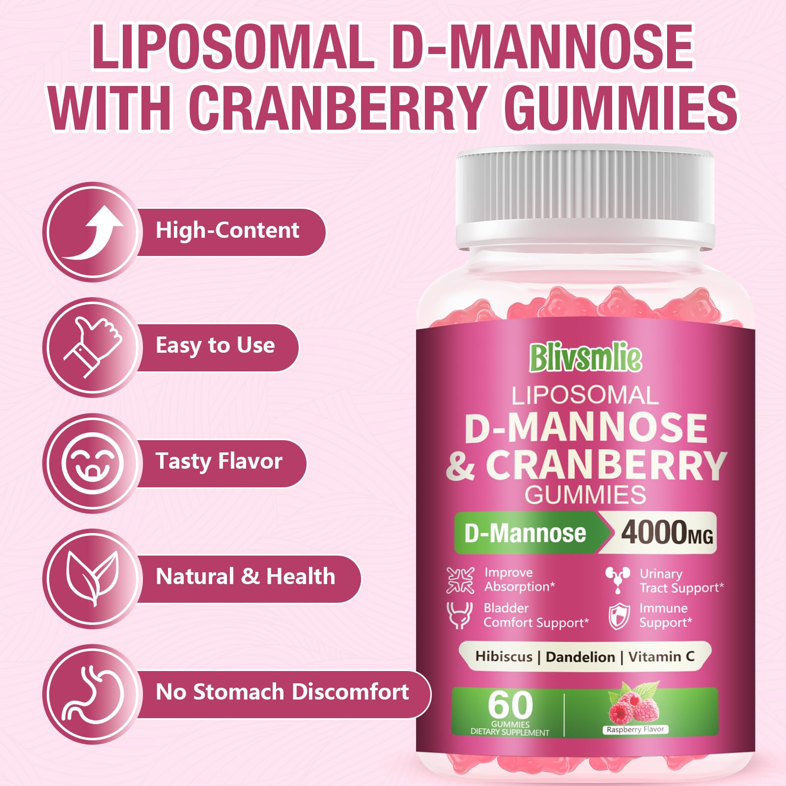 kids multivitamin gummies with D-Mannose
