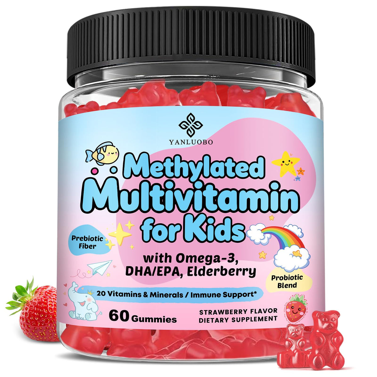 kids multivitamin gummies with omega-3