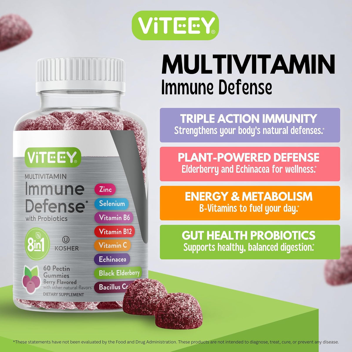 kids multivitamin gummy with essential nutrients