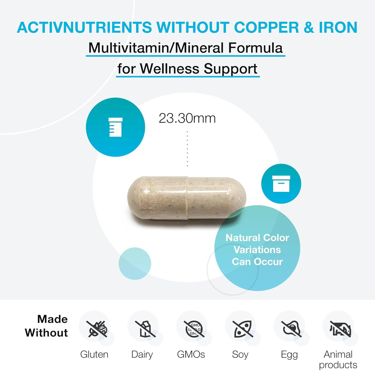 kids multivitamin in easy-to-swallow capsules