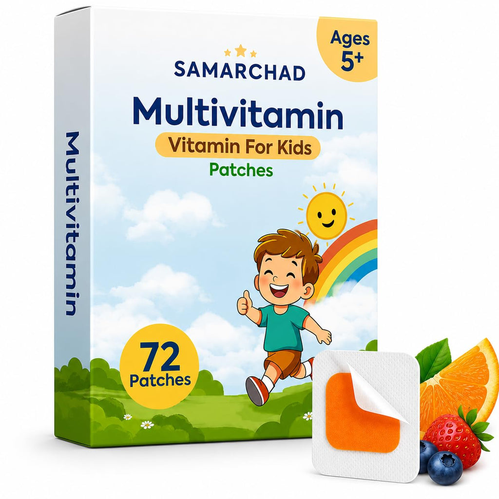 Kids multivitamin patches for daily health