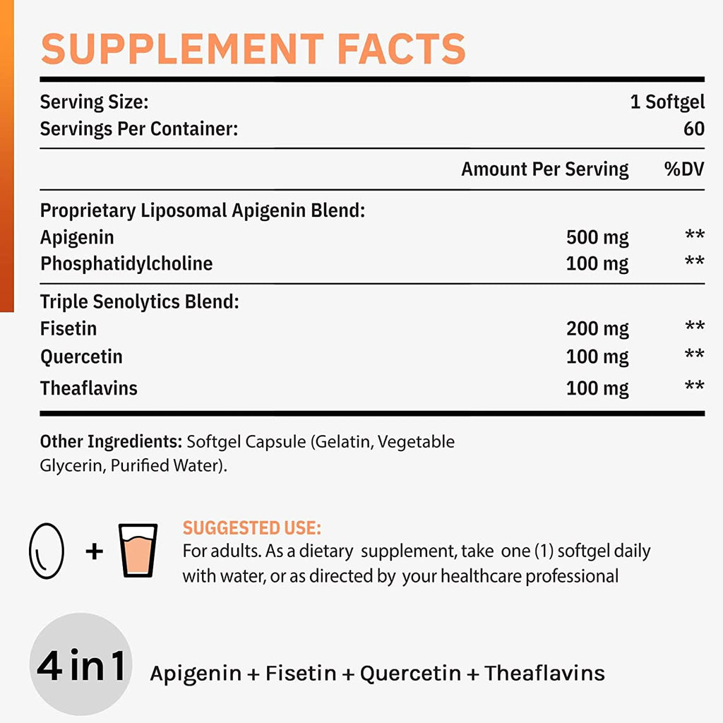 kids multivitamin softgels with Apigenin