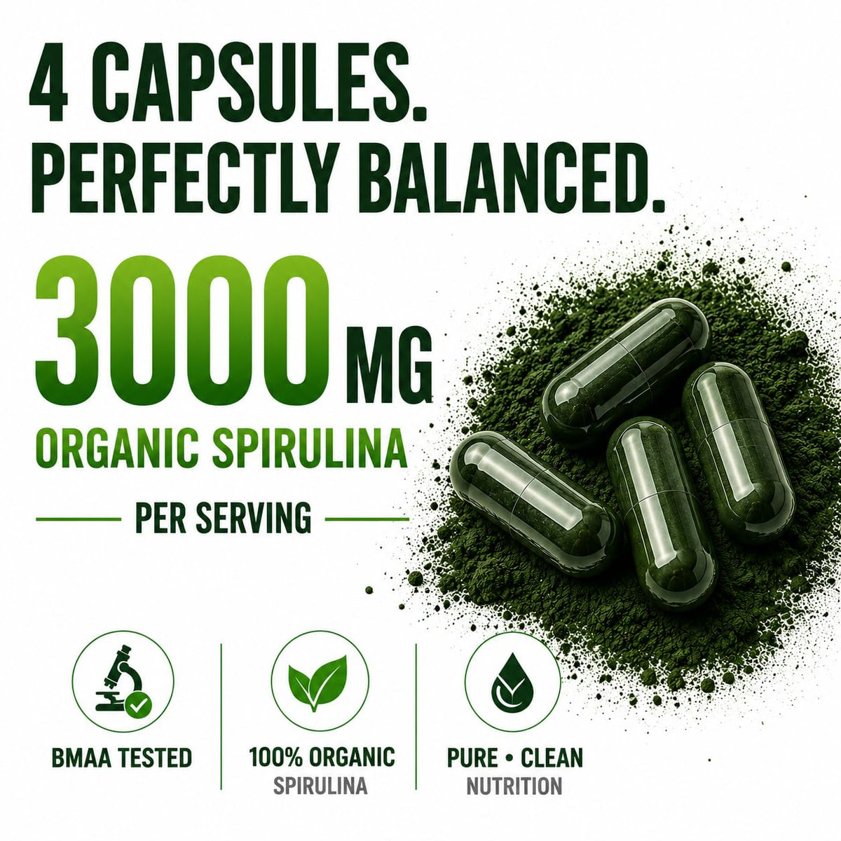 kids multivitamin Spirulina 3000 mg