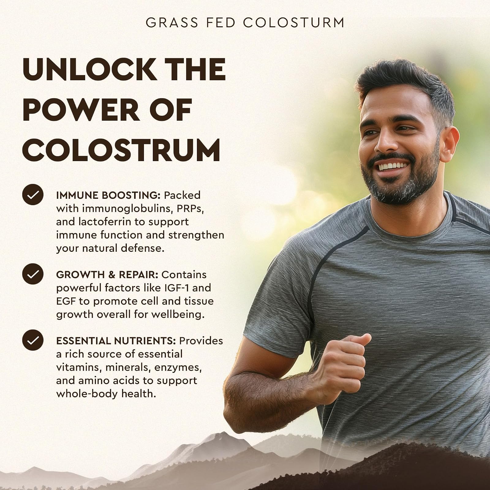 Kids multivitamin with beef colostrum
