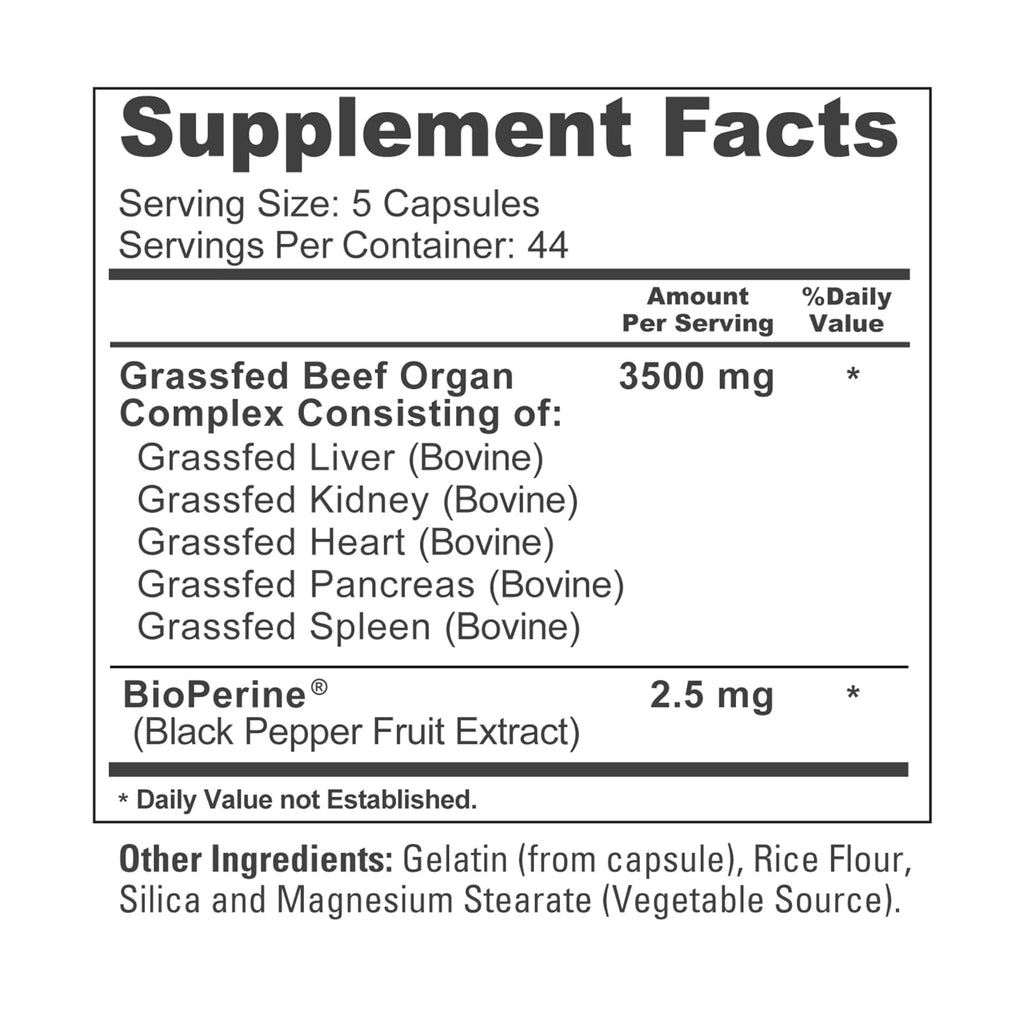 kids multivitamin with beef organ