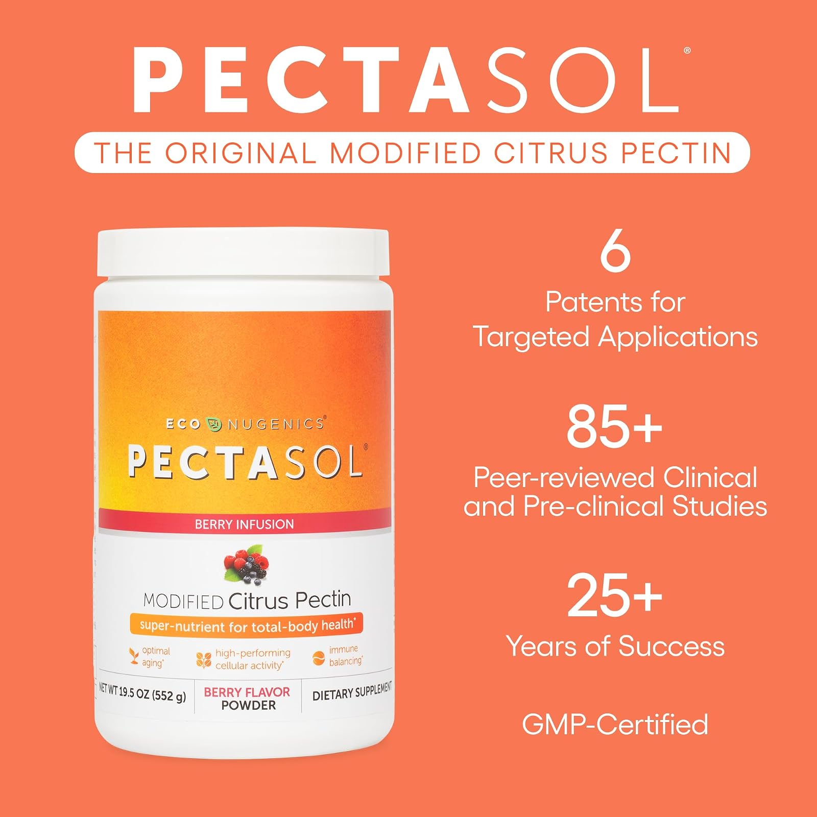 Kids multivitamin with citrus pectin