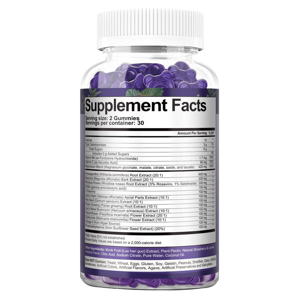 Kids multivitamin with cortisol support