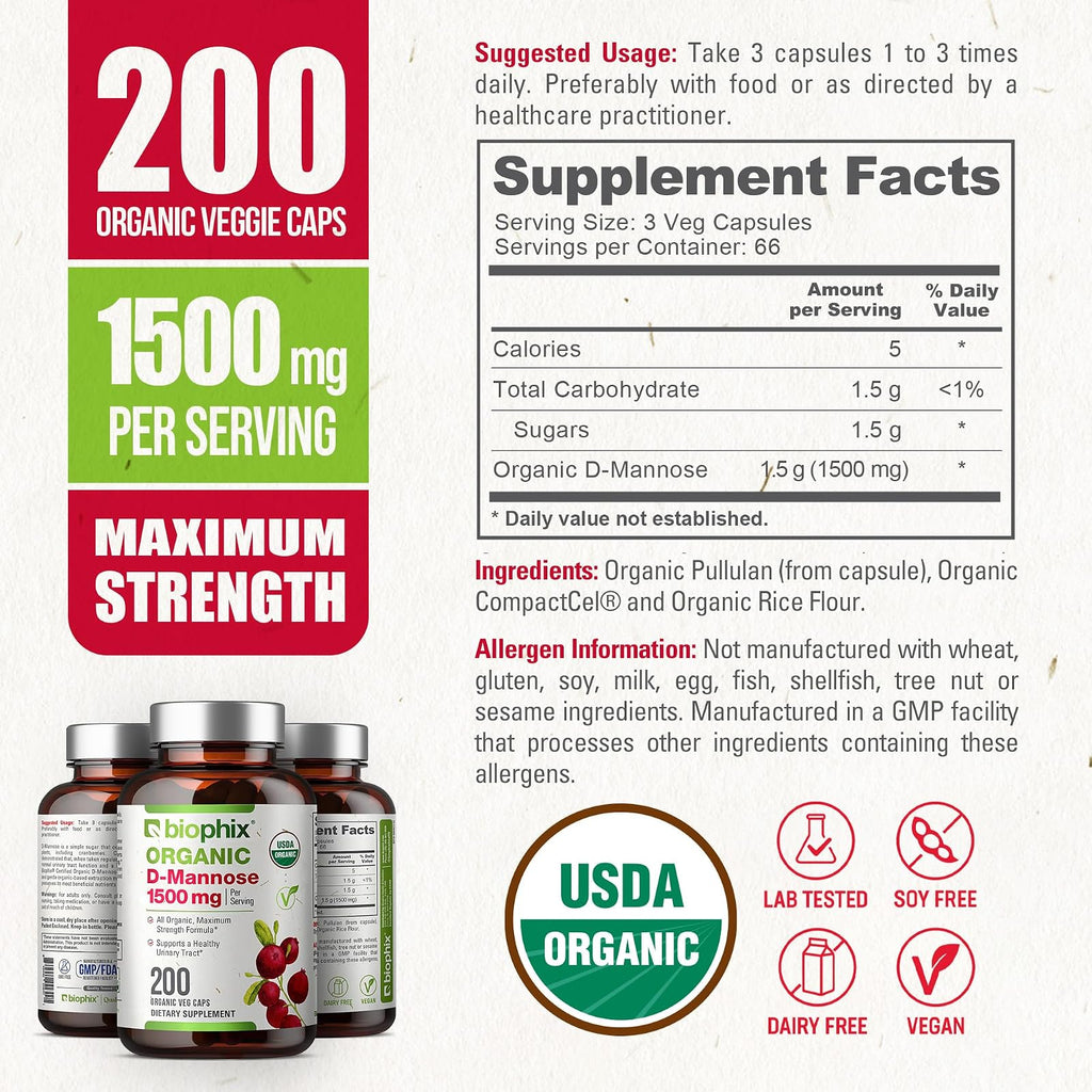kids multivitamin with D-Mannose benefits