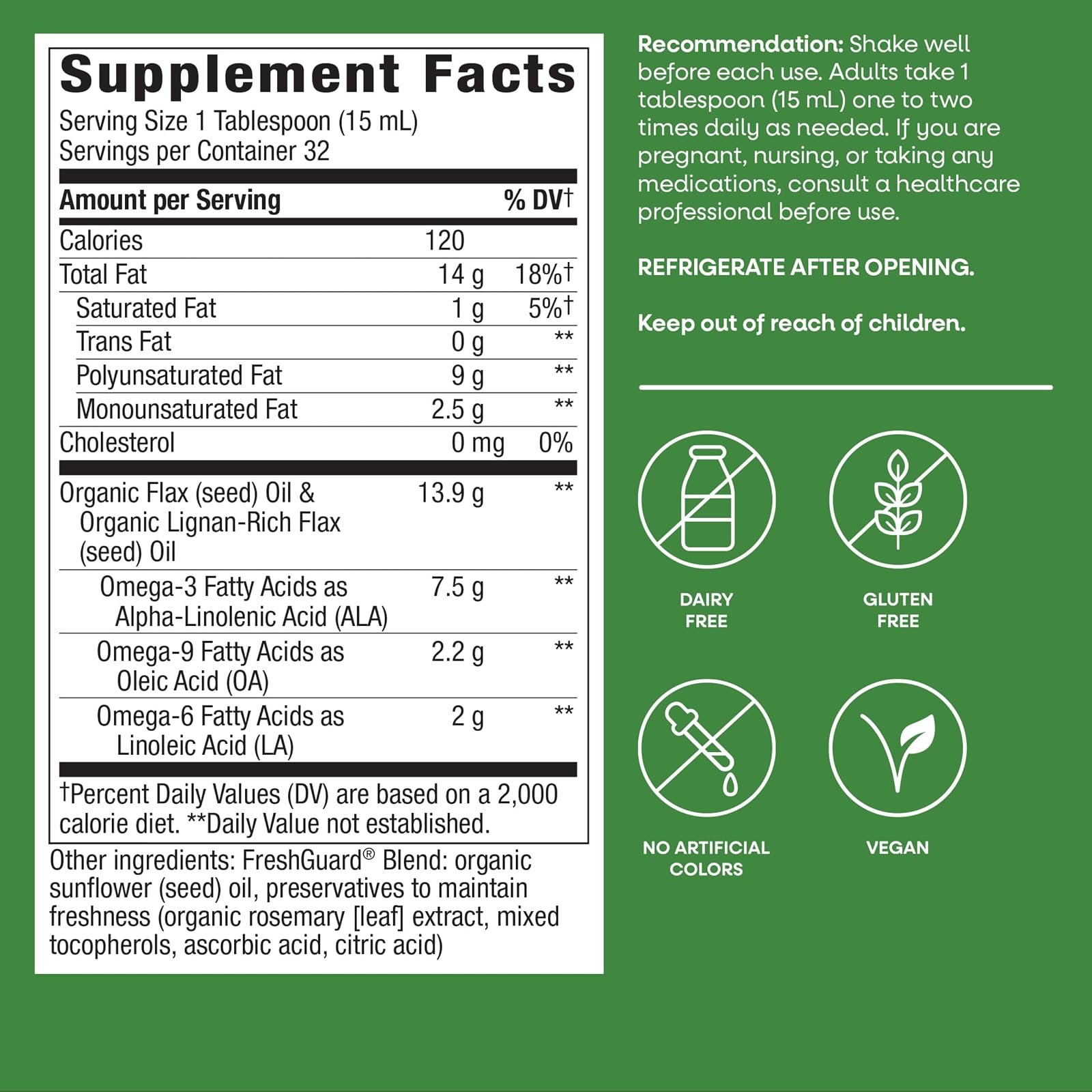 kids multivitamin with flax oil