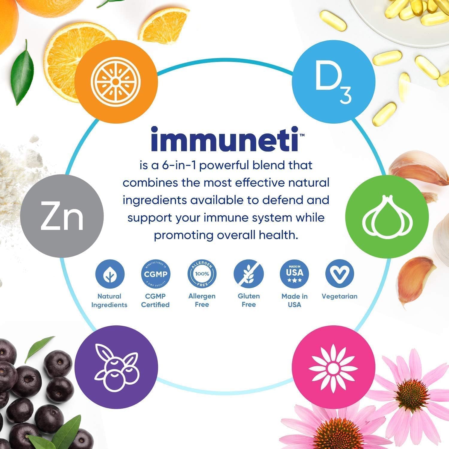 Kids multivitamin with immune boosters