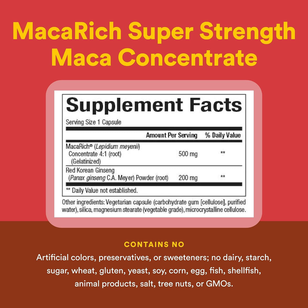 Kids multivitamin with maca extract