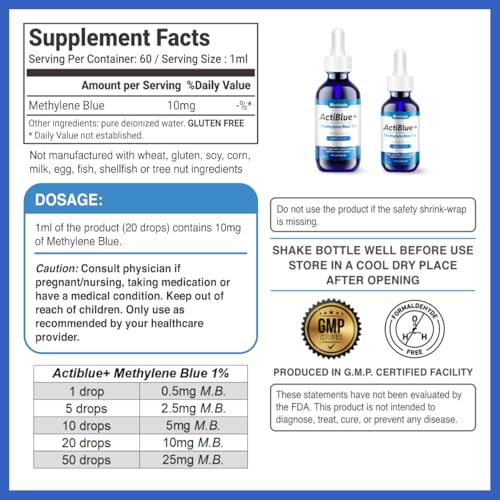 Kids multivitamin with Methylene Blue benefits