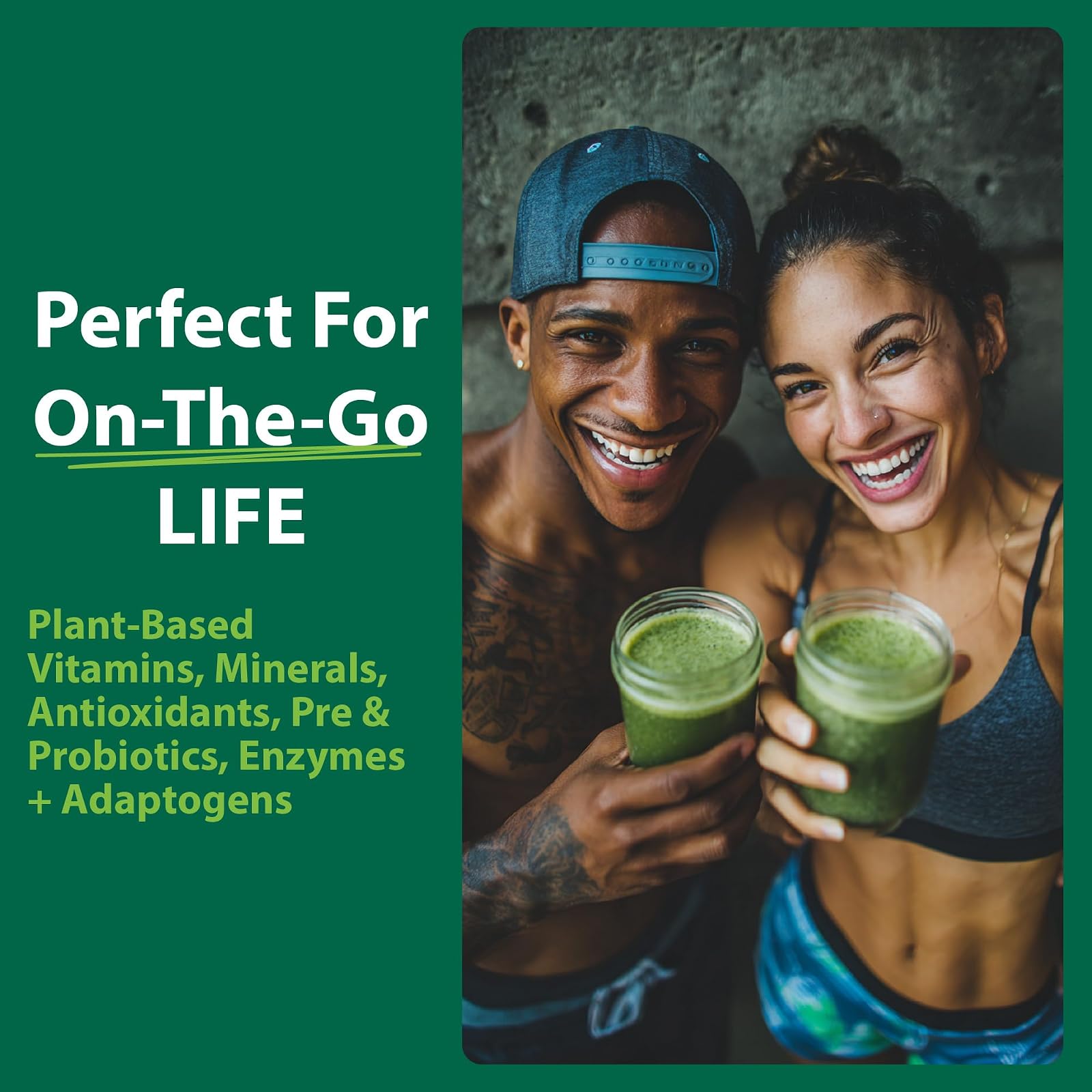 Kids multivitamin with natural greens