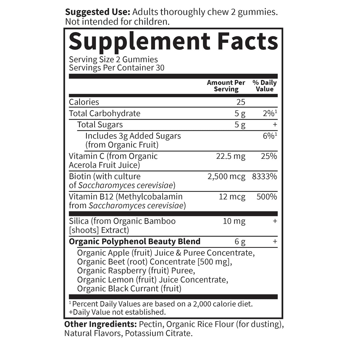 Kids multivitamin with natural ingredients