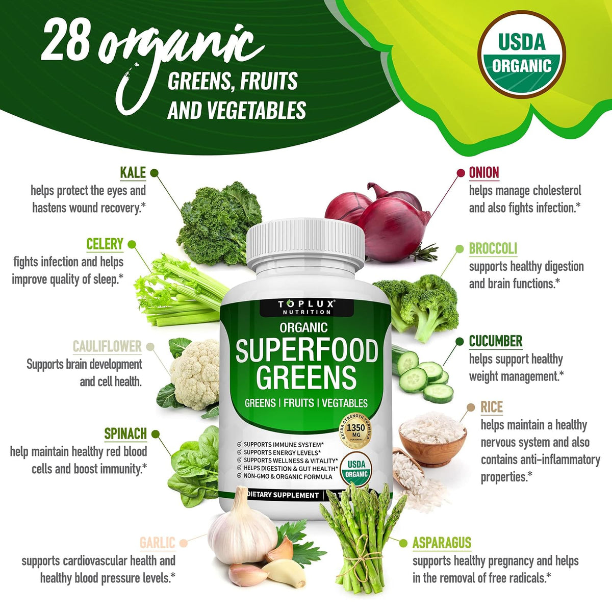 Kids multivitamin with organic superfoods