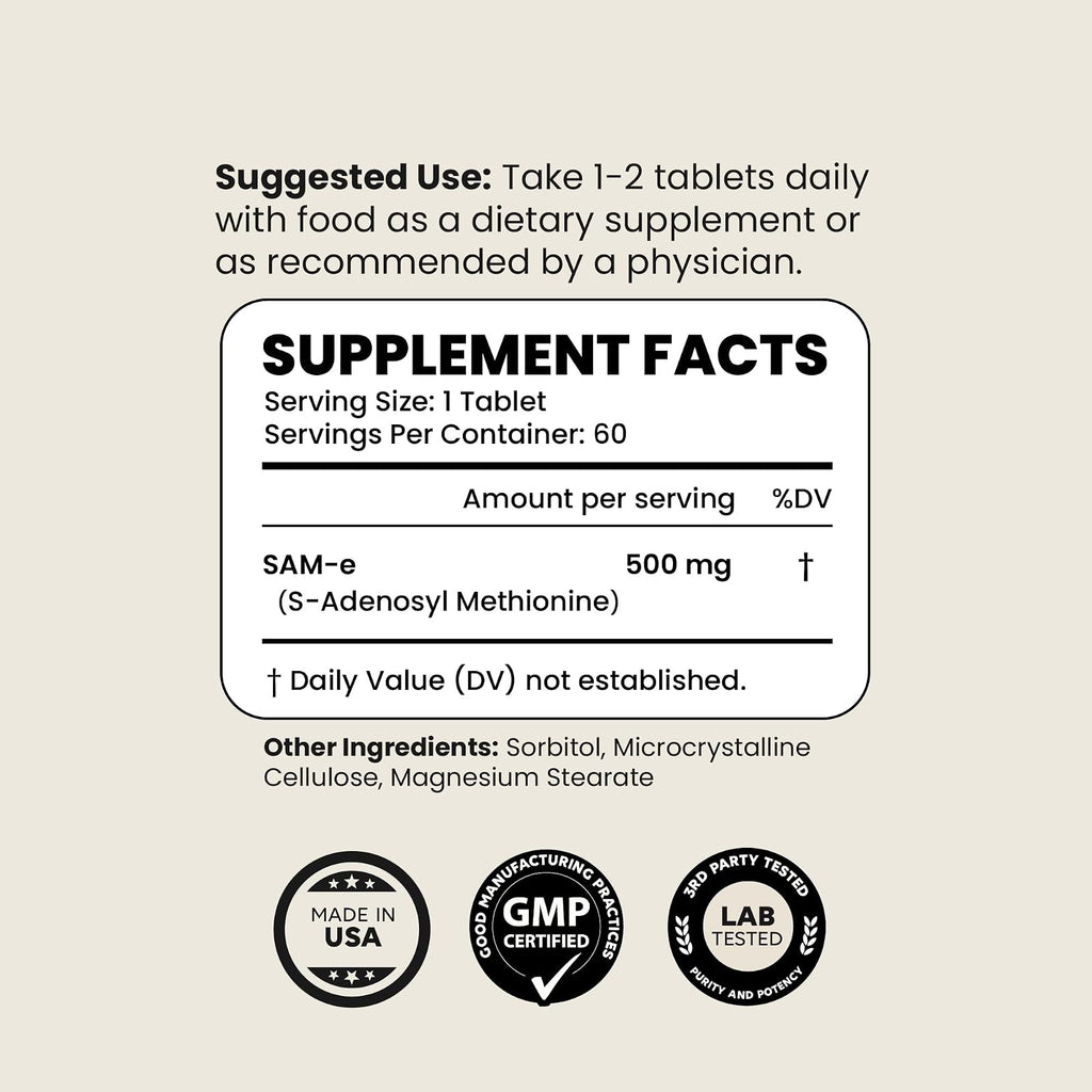 Kids multivitamin with SAM-e benefits
