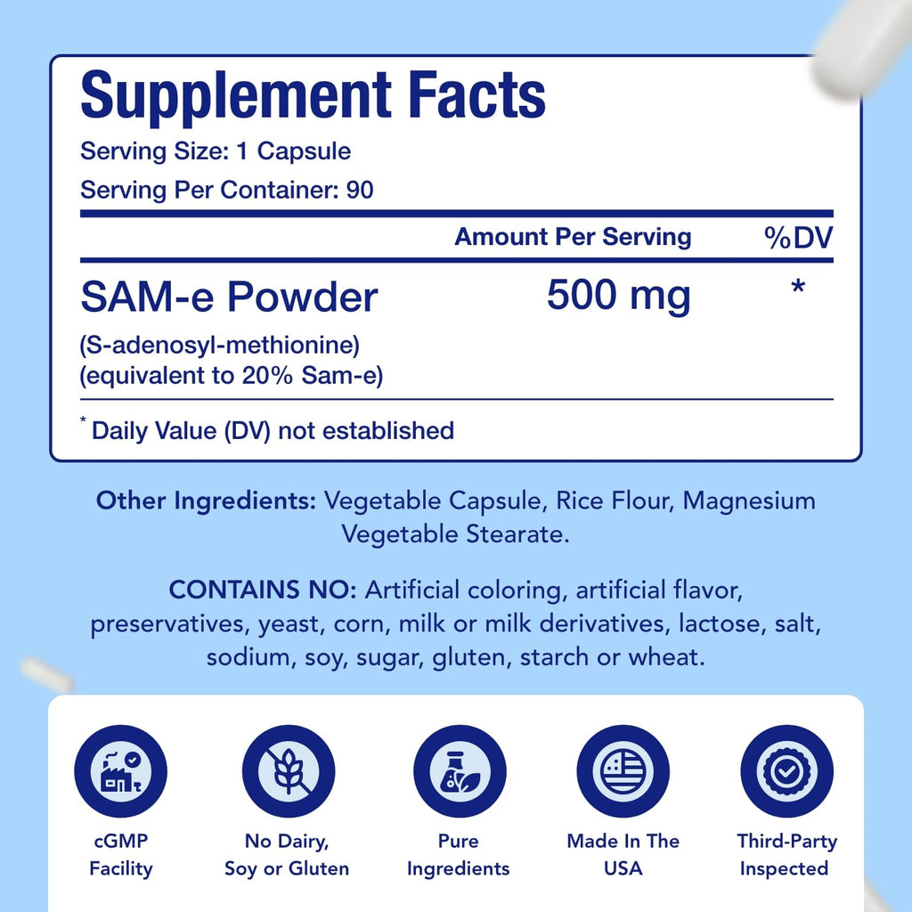 kids multivitamin with SAM-E capsules