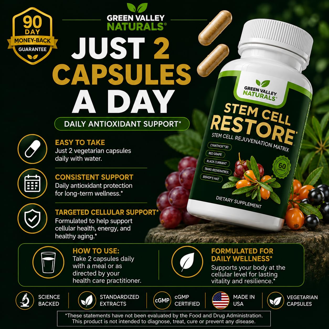 kids multivitamin with stem cell support