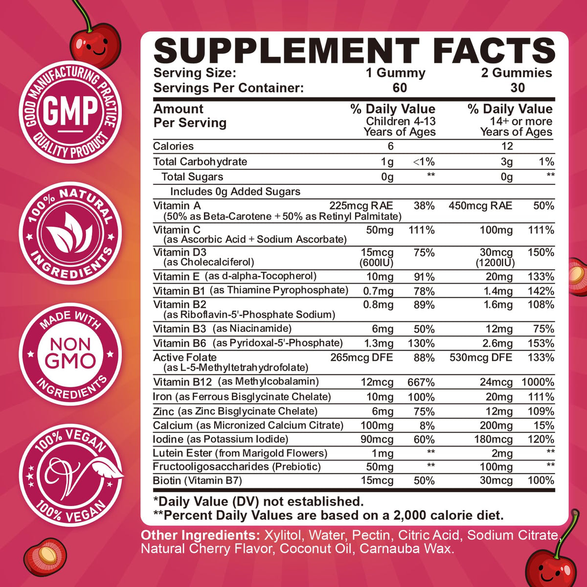 Kids multivitamins with iron