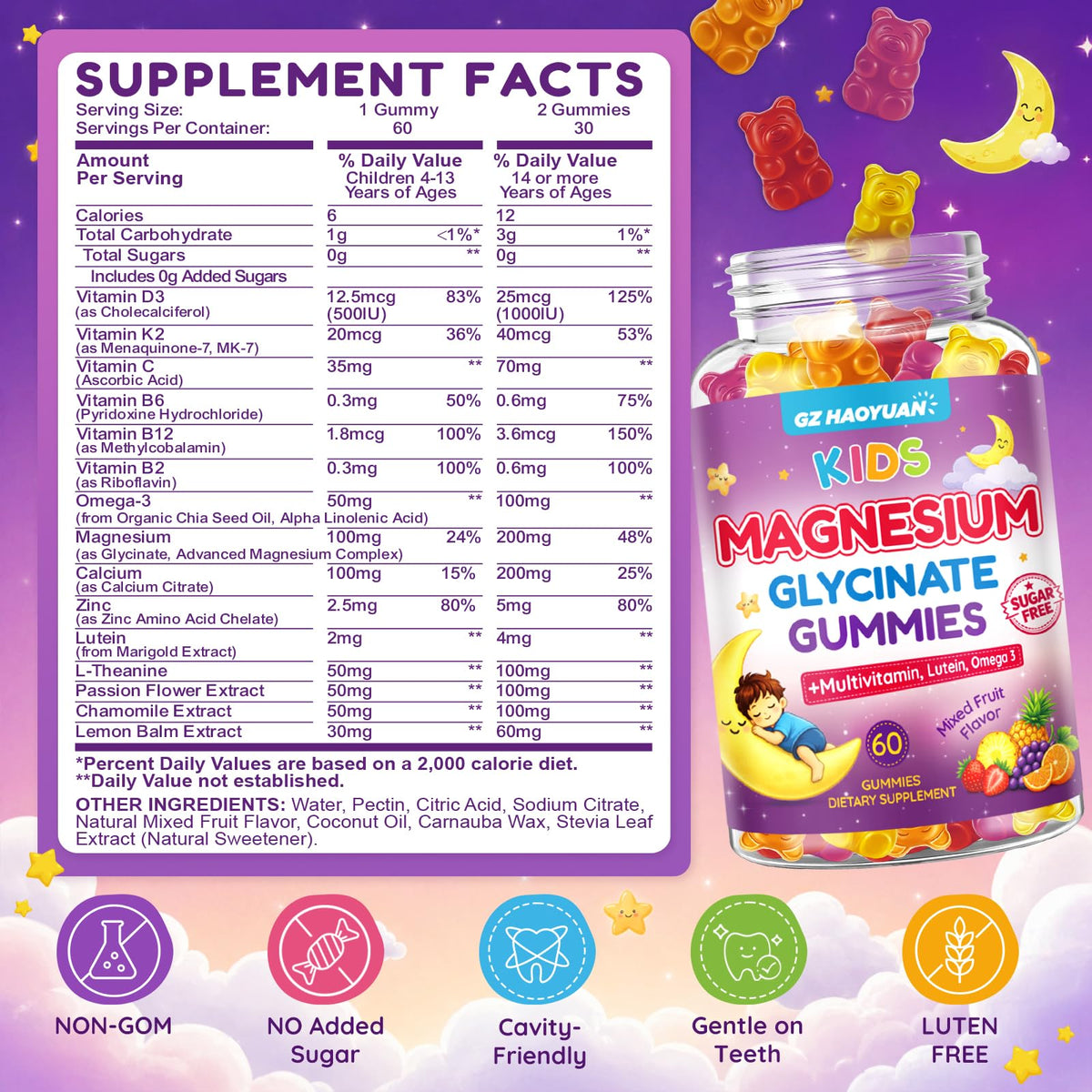 Kids multivitamins with magnesium