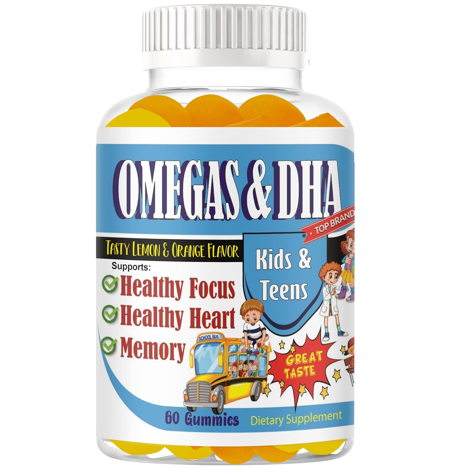 kids omega 3 dha gummies