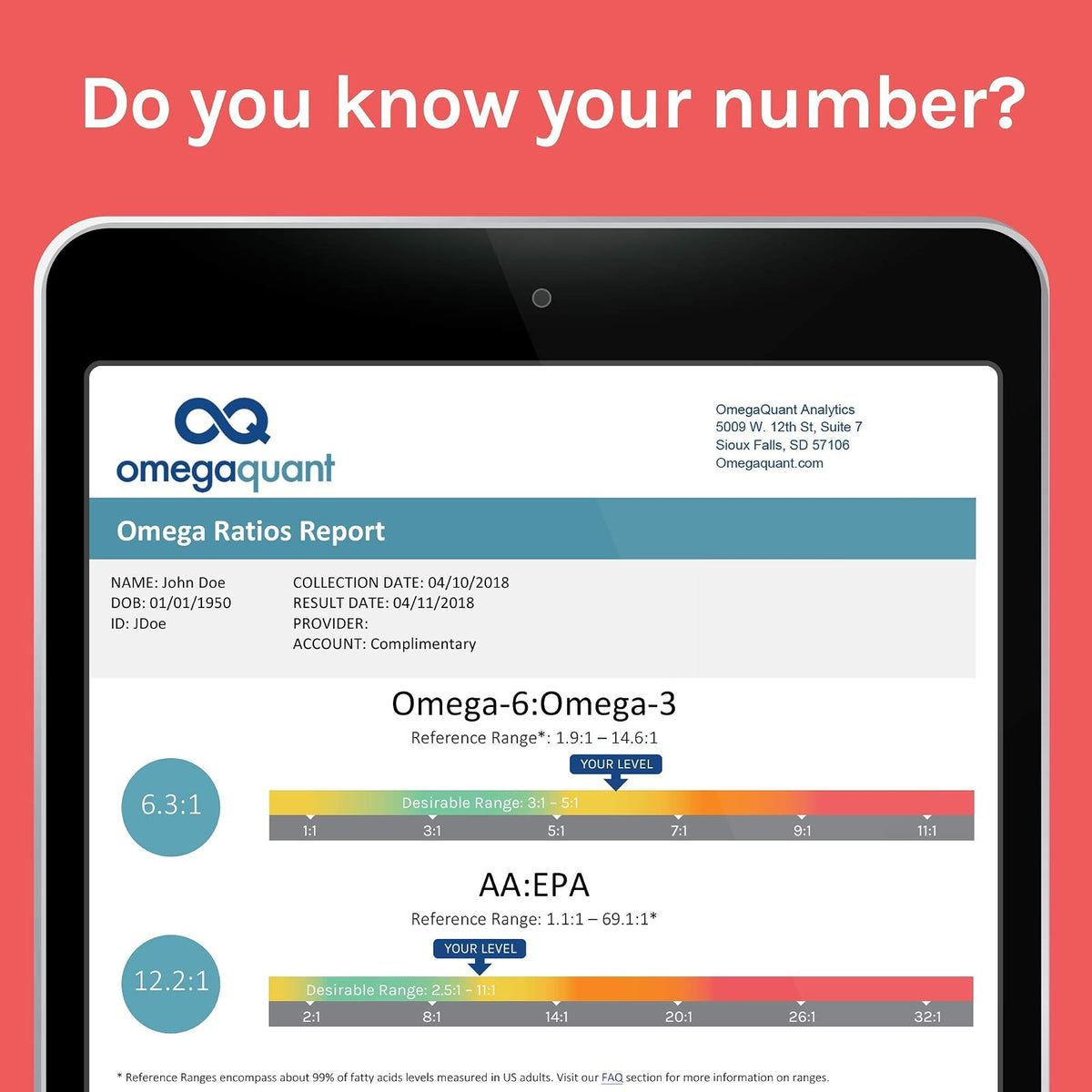 kids omega 3 health assessment