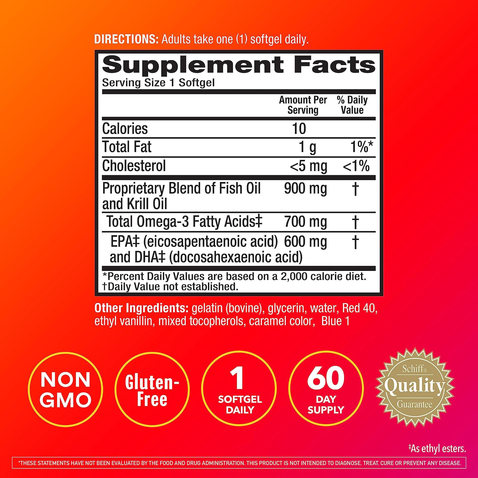 Kids omega 3 softgels for growth