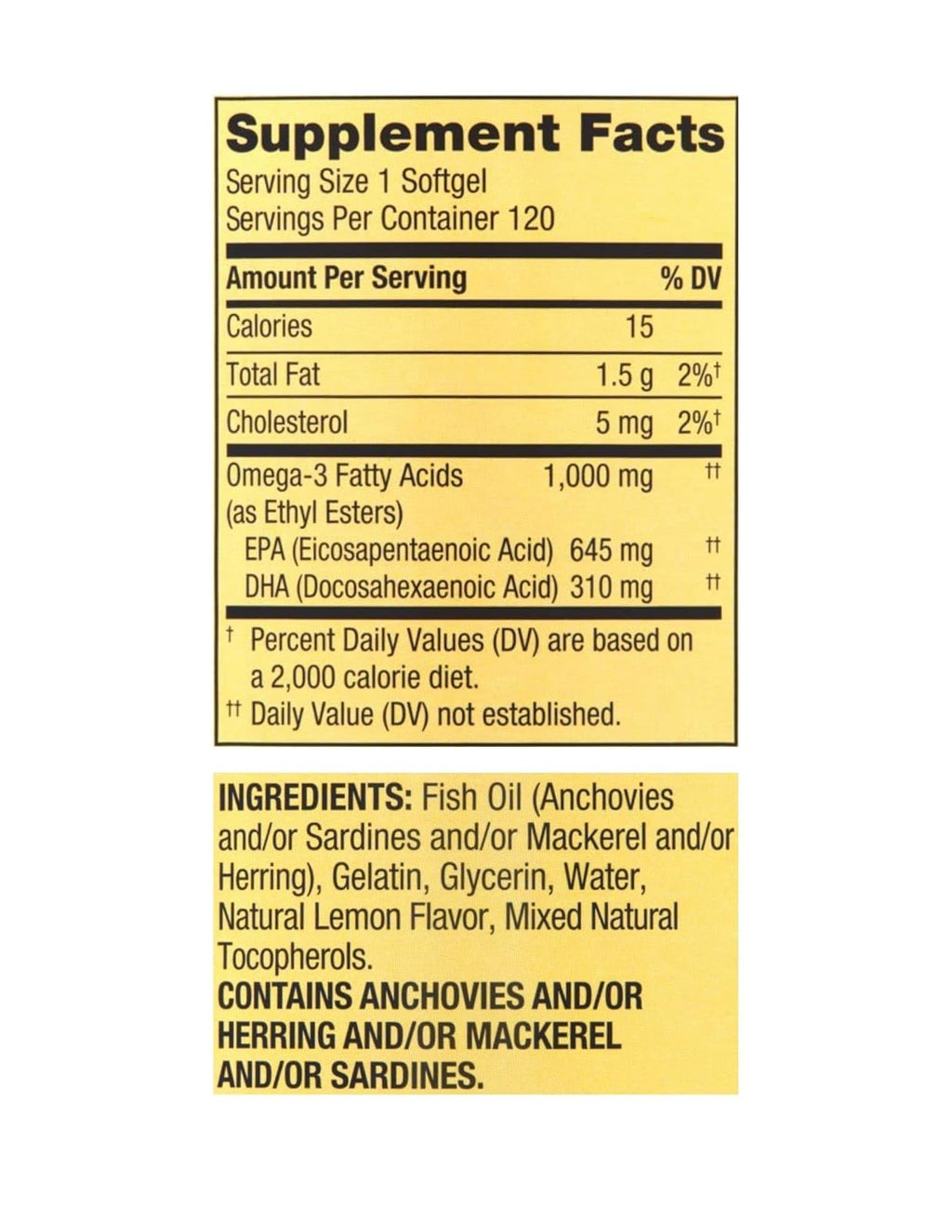 Kids omega 3 softgels for growth