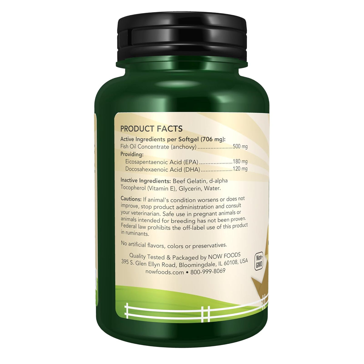 Kids omega 3 softgels for health