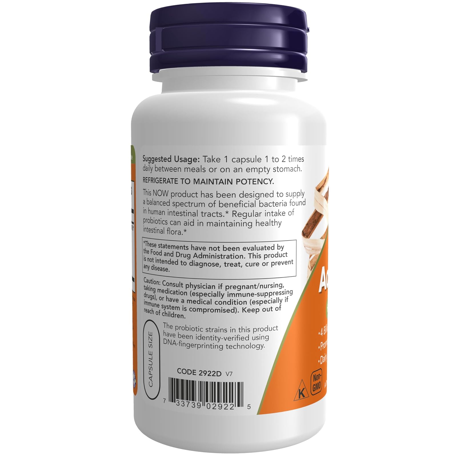 Kids probiotic capsules for gut support