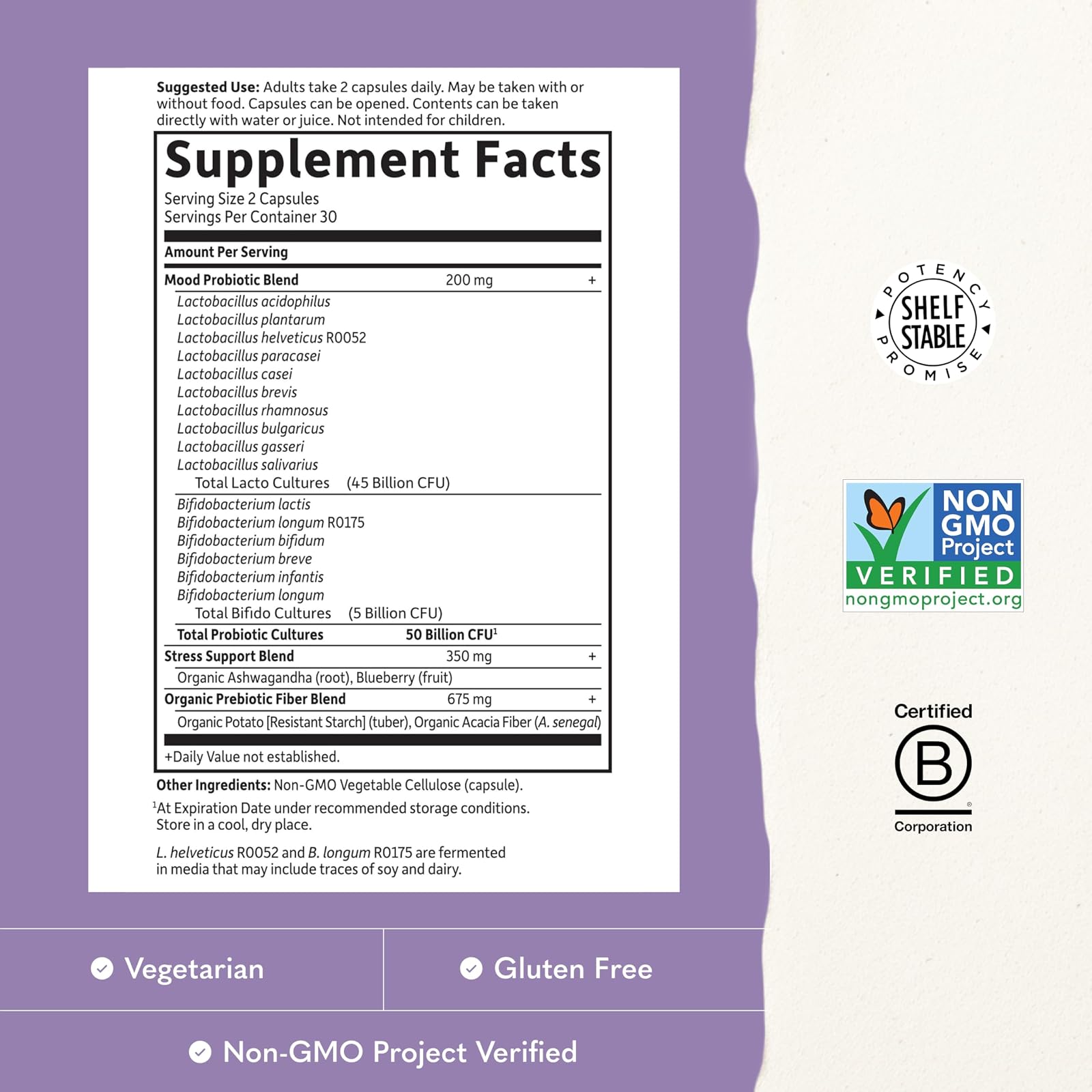 Kids probiotic for better mood support