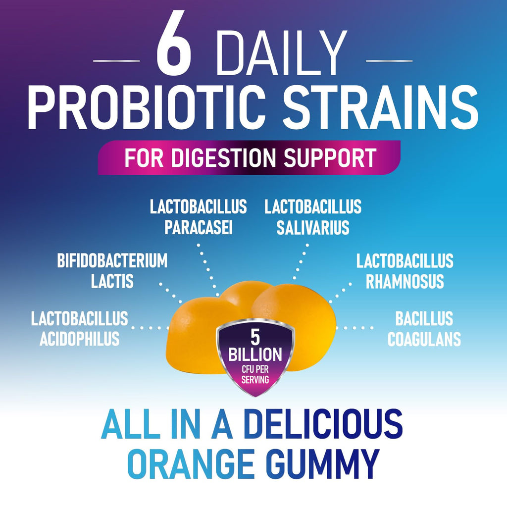 kids probiotic gummies with 6 strains