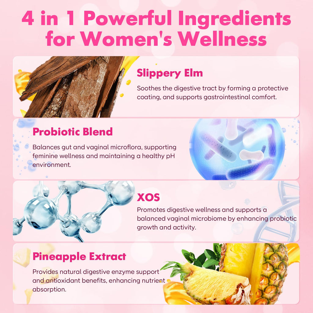 kids probiotic gummies with slippery elm