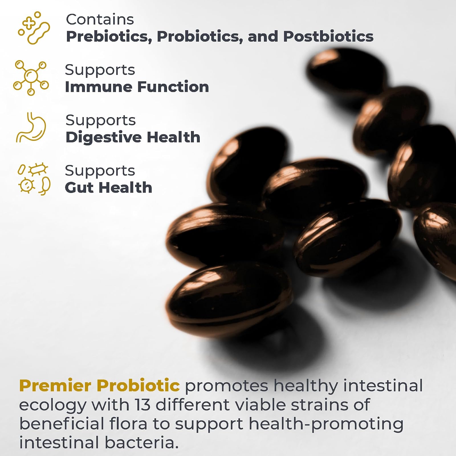 Kids probiotic softgels for gut support