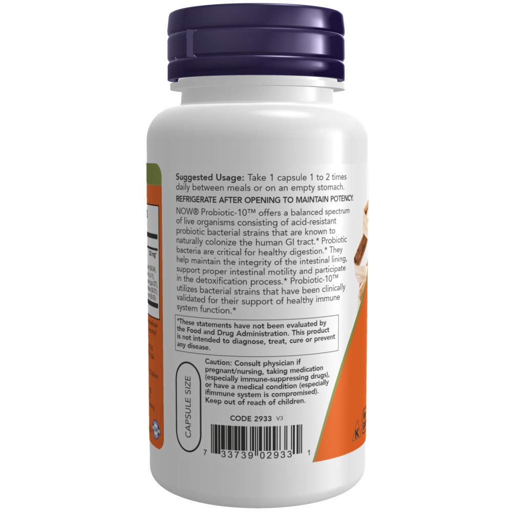 Kids probiotic support with NOW Foods