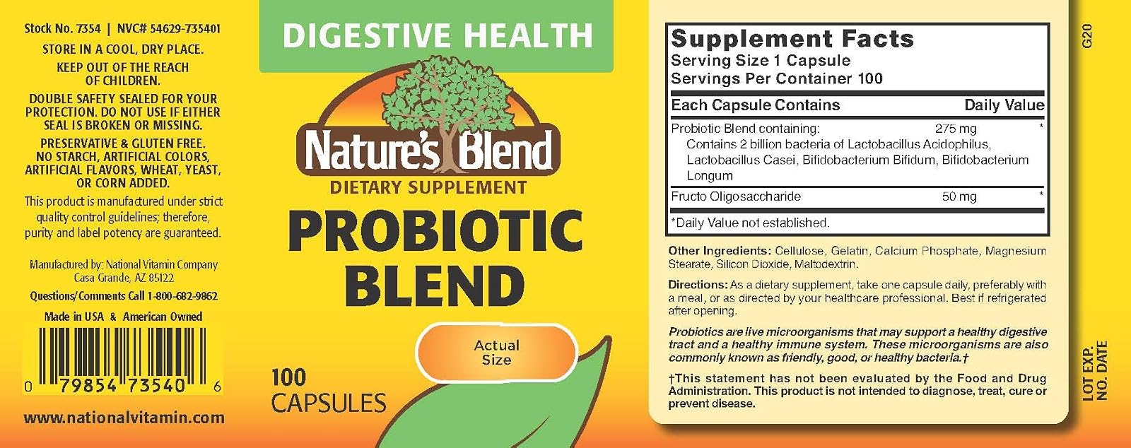 kids probiotic with 2 million CFU