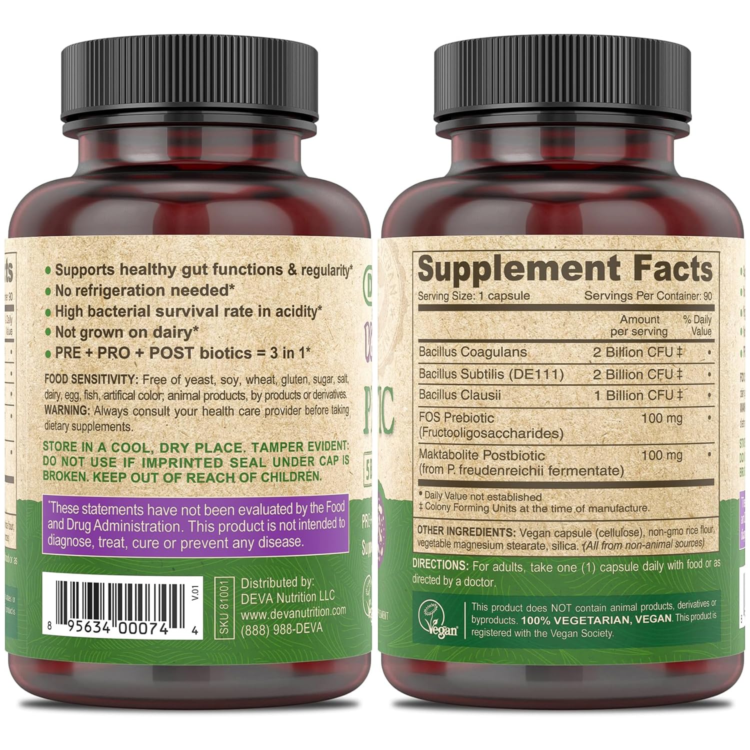 kids probiotic with 5 billion CFU