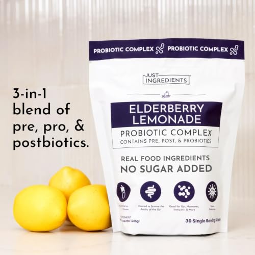 Kids probiotic with elderberry flavour