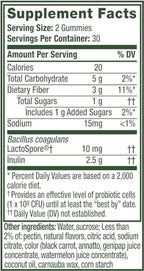 kids probiotic with prebiotic support