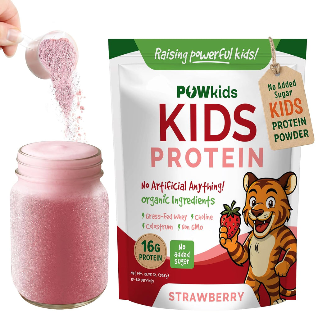 kids protein shake powder strawberry