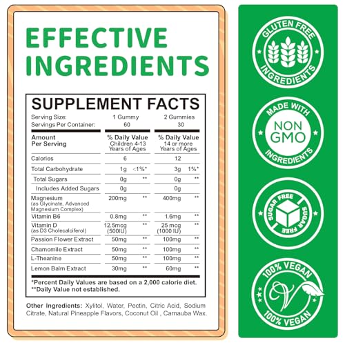 kids relaxation magnesium gummies